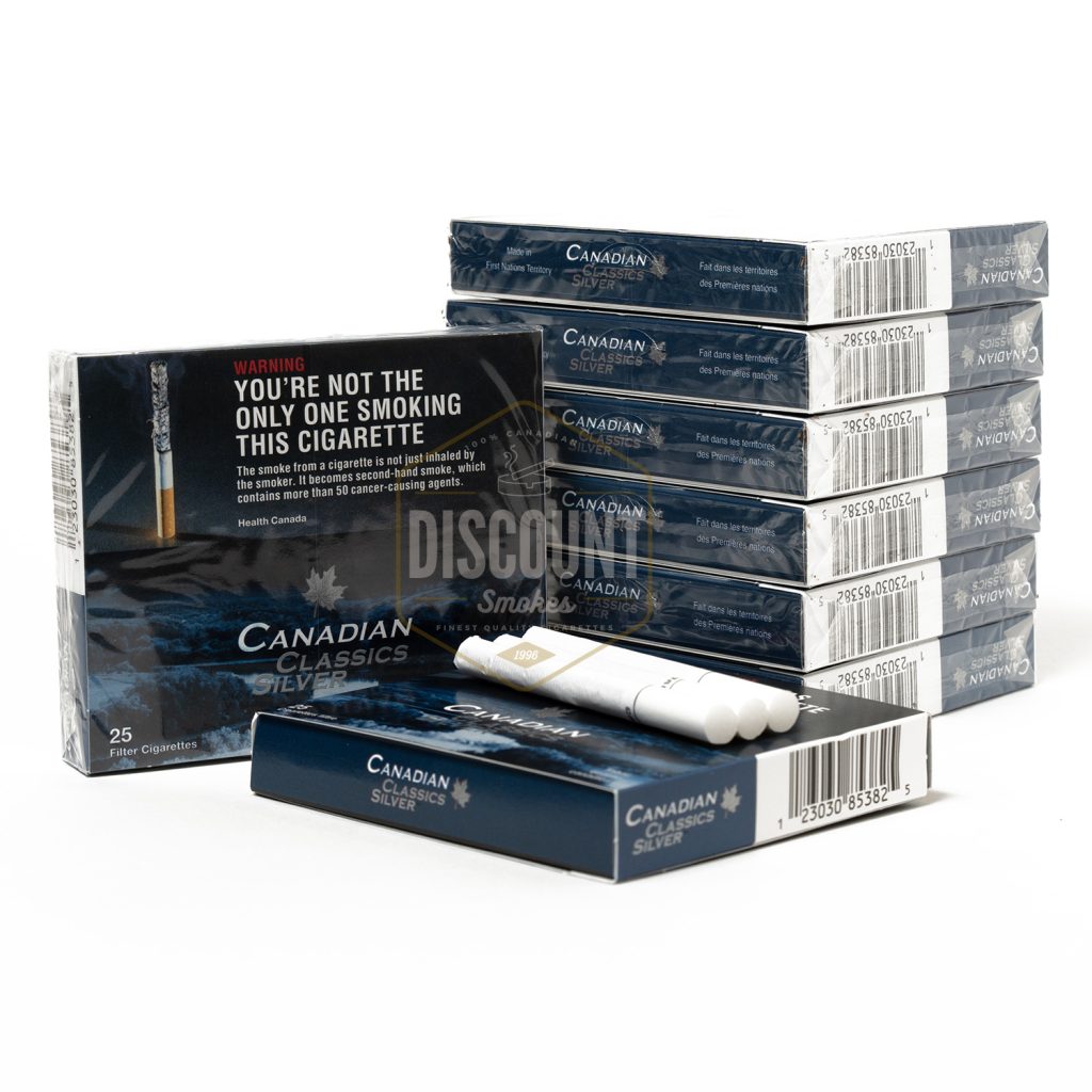Canadian Classics Silver Cigarettes - Discount Smokes