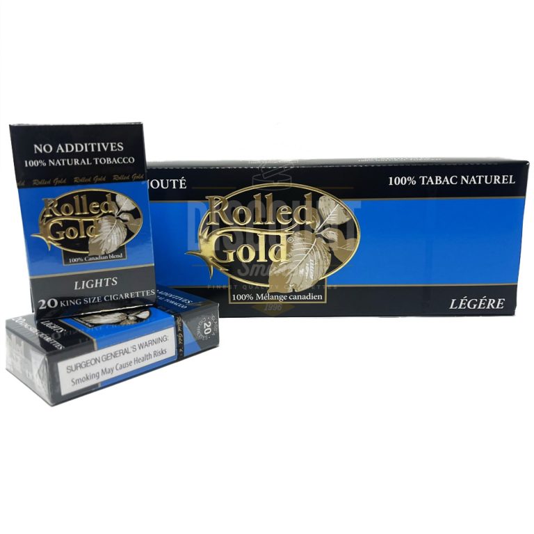 Rolled Gold Light Cigarettes - Discount Smokes