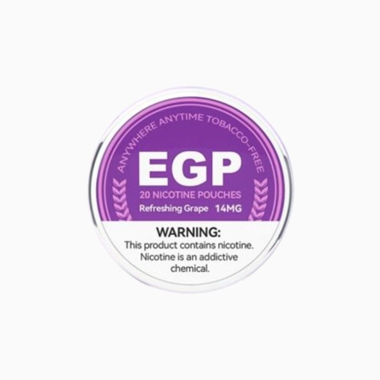EGP Nicotine Pouches – Refreshing Grape (14MG x 20) - Discount Smokes