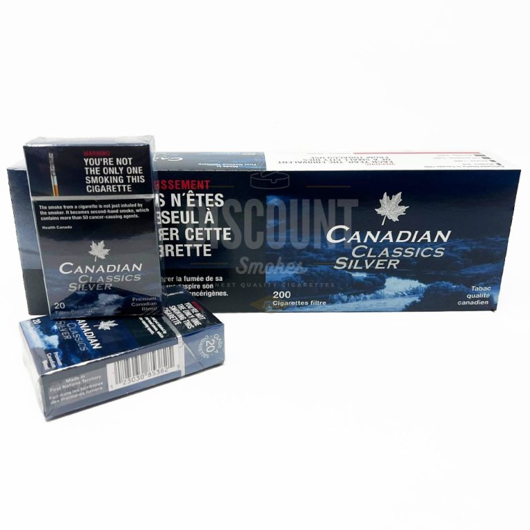 Canadian Classics Silver Cigarettes - Discount Smokes