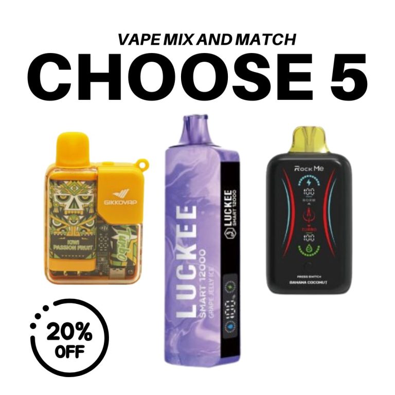 5 Vapes Mix and Match - Discount Smokes